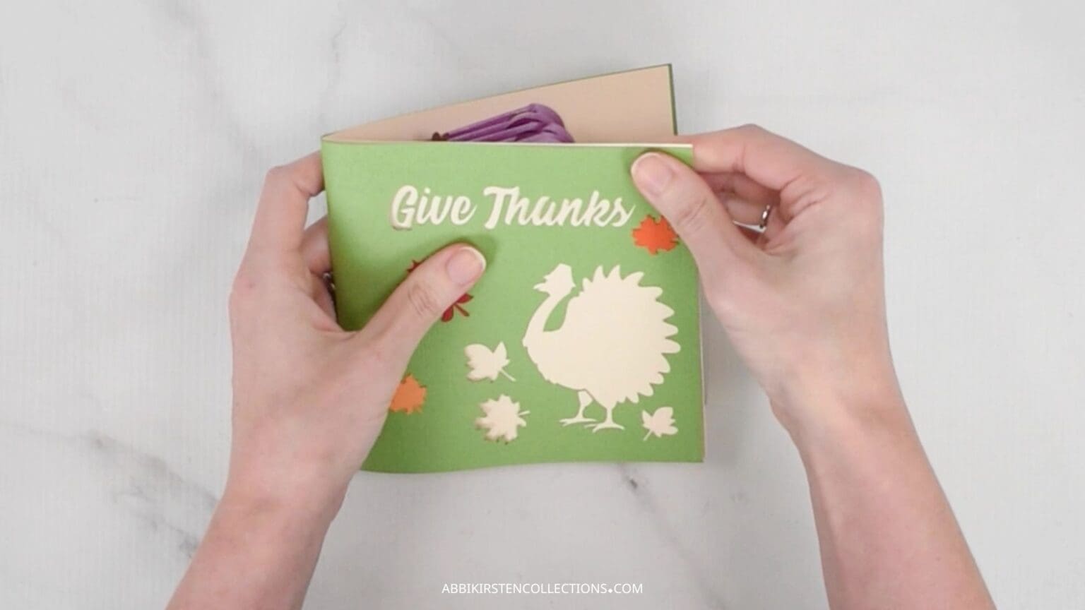 DIY Pop-Up Turkey Card With Cricut For Thanksgiving
