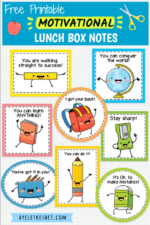 25 Free Printable Lunch Box Notes | Abbi Kirsten Collections