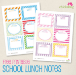 25 Free Printable Lunch Box Notes | Abbi Kirsten Collections